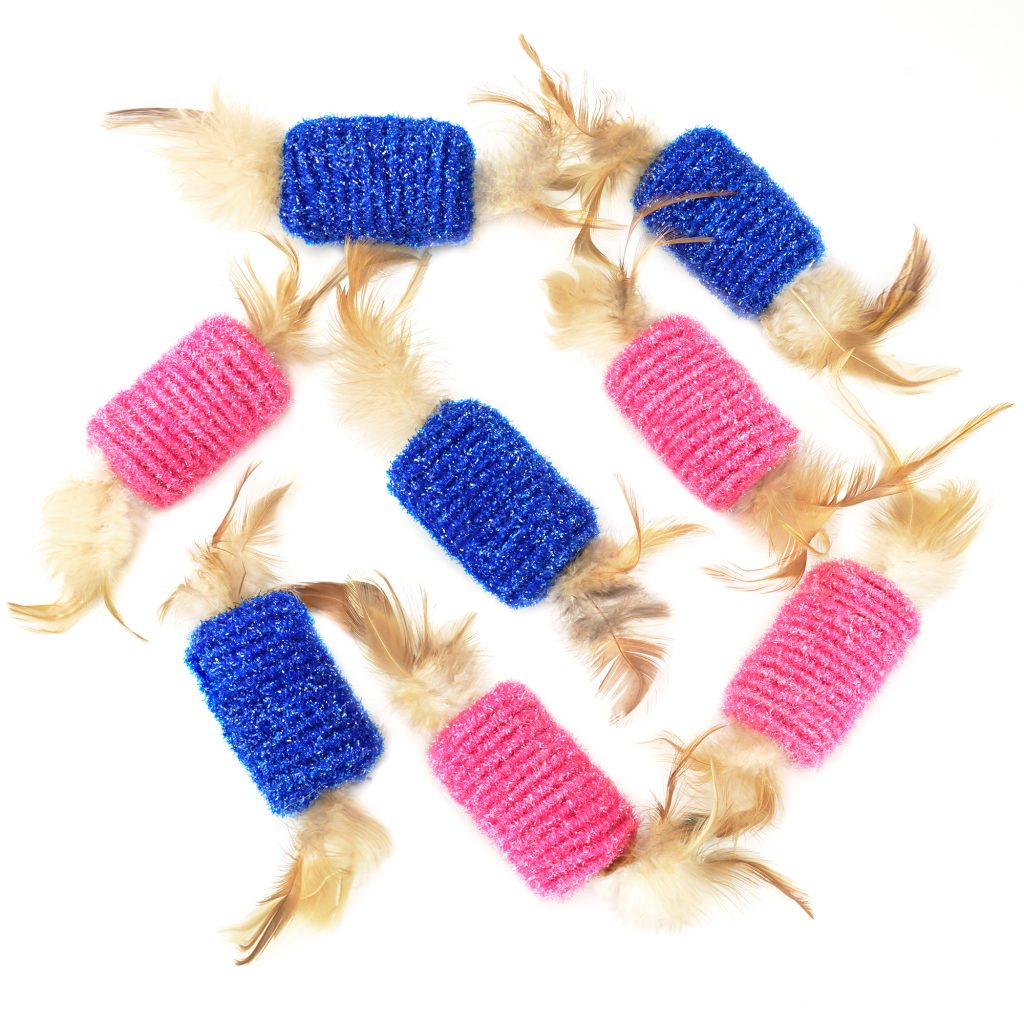 Chiwava 8PCS Feather Balls Interactive Toys For Cats – Chiwava