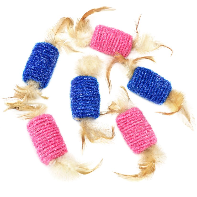 Chiwava 8PCS Feather Balls Interactive Toys For Cats – Chiwava