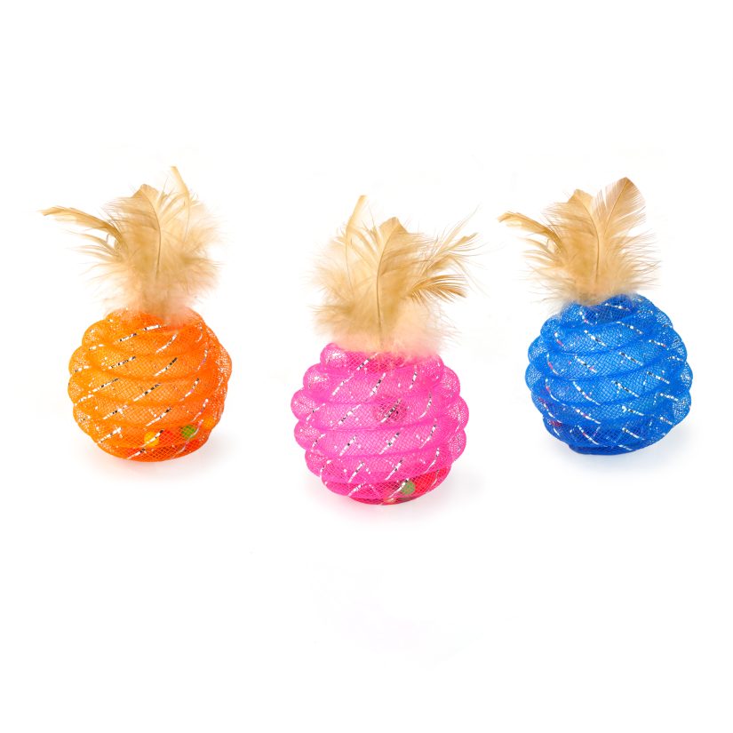 Chiwava 12PCS Feather Balls Interactive Toys For Cats – Chiwava